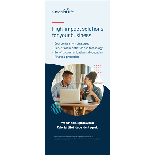 33 x 80 Value Prop Banner from Colonial Life Store - Colonial Life Store