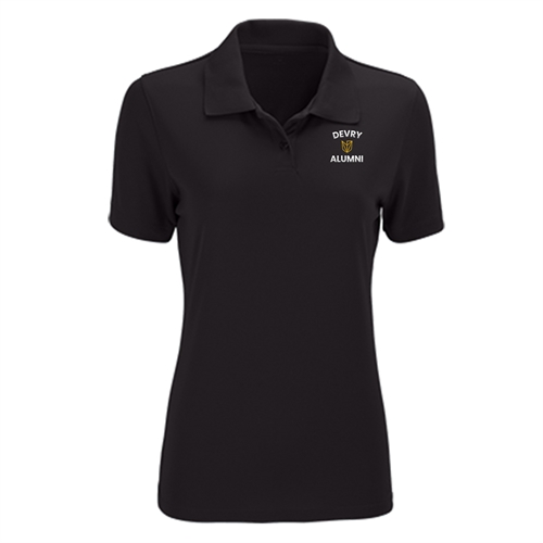 DeVry™ Alumni Womens Vansport Omega Solid Mesh Tech Polo from DeVry ...