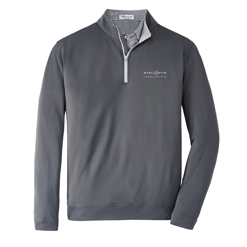 Peter Millar Mens Perth Stretch Loop Terry Quarter-Zip from SFS Company Store - SFS Company Store